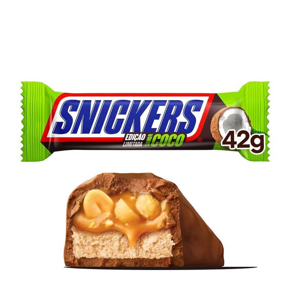 Chocolate Coco Snickers 42g | Compre online e receba em casa!