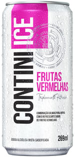 Ice de Frutas Vermelhas Contini lata 269ml | Compre online e receba em ...