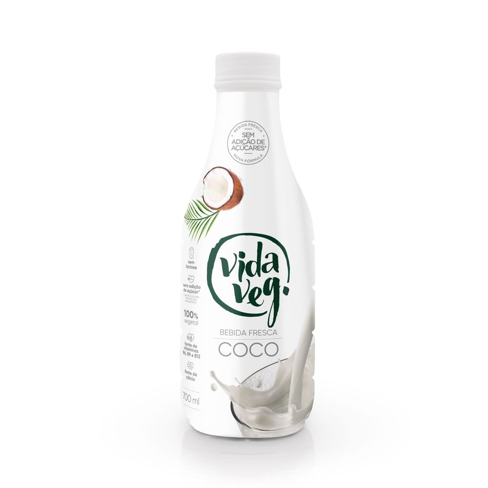 Bebida Vegetal Coco Vida Veg 700ml | Compre online e receba em casa!