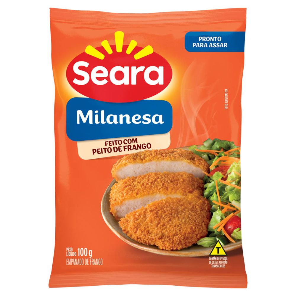 Empanado de Frango Peito Filé Seara Pacote 100g