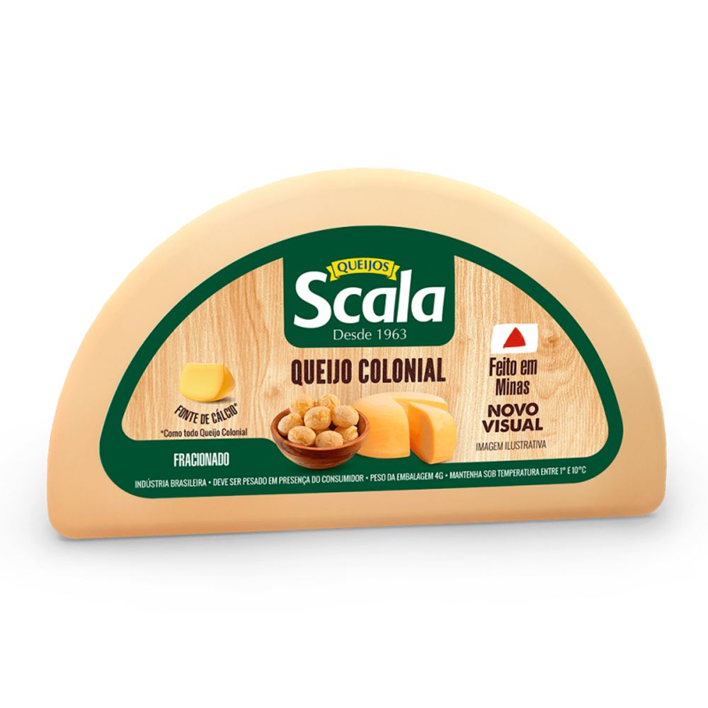 Queijo Colonial Scala Inteiro kg | Compre online e receba em casa!