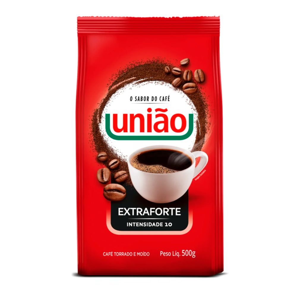 Café Extra Forte à Vácuo União 500g | Compre online e receba em casa!
