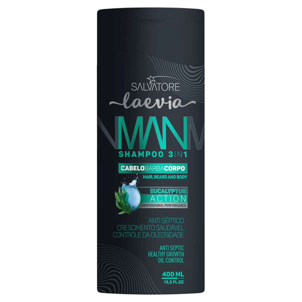 Shampoo Menthol Action Laevia Man 200ml