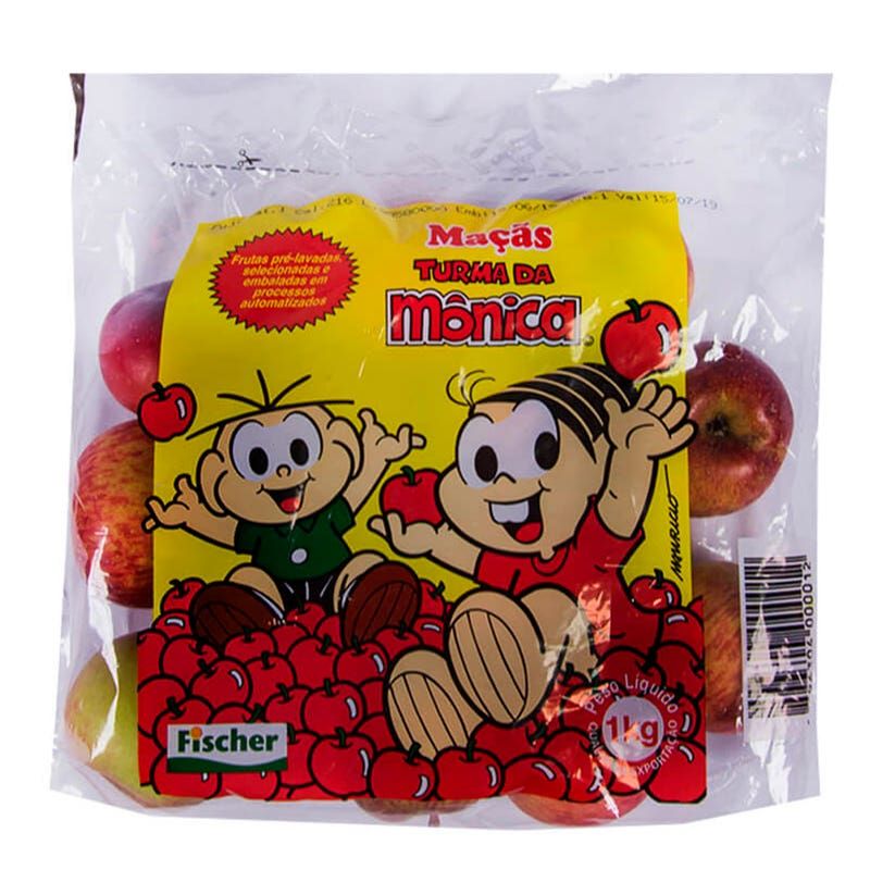 Maçã Turma da Mônica Pacote 1kg