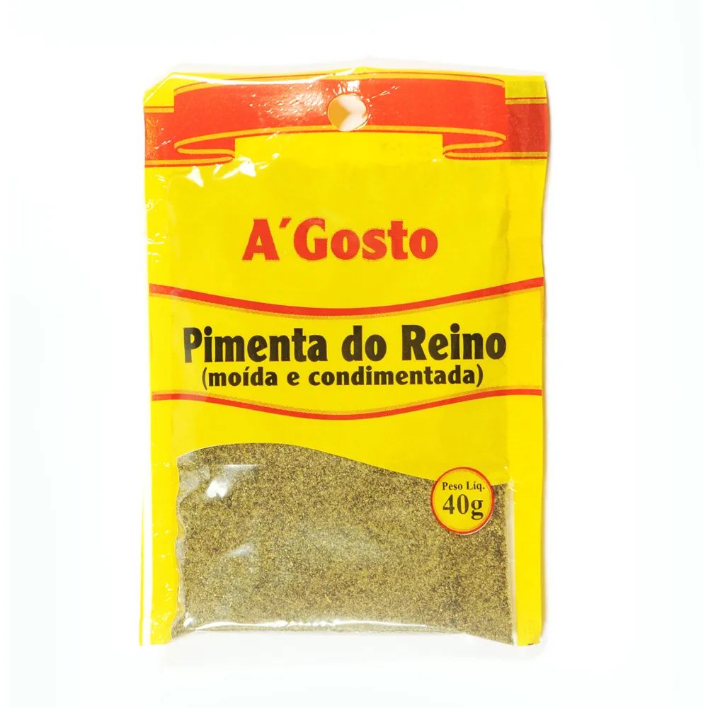 Pimenta do Reino Moída e Condimentada À Gosto 40g
